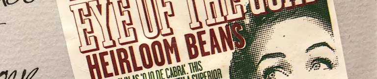 Rona on Grey, Rancho Gordo Eye of the Goat Beans | D.Katie Powell Art